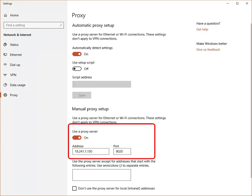 How to use a proxy in Chrome, Firfox, IE, Microsoft Edge and Safari?