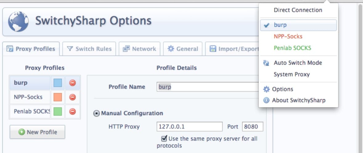 How To Set Up A Proxy On Switchysharp Stupid Proxy